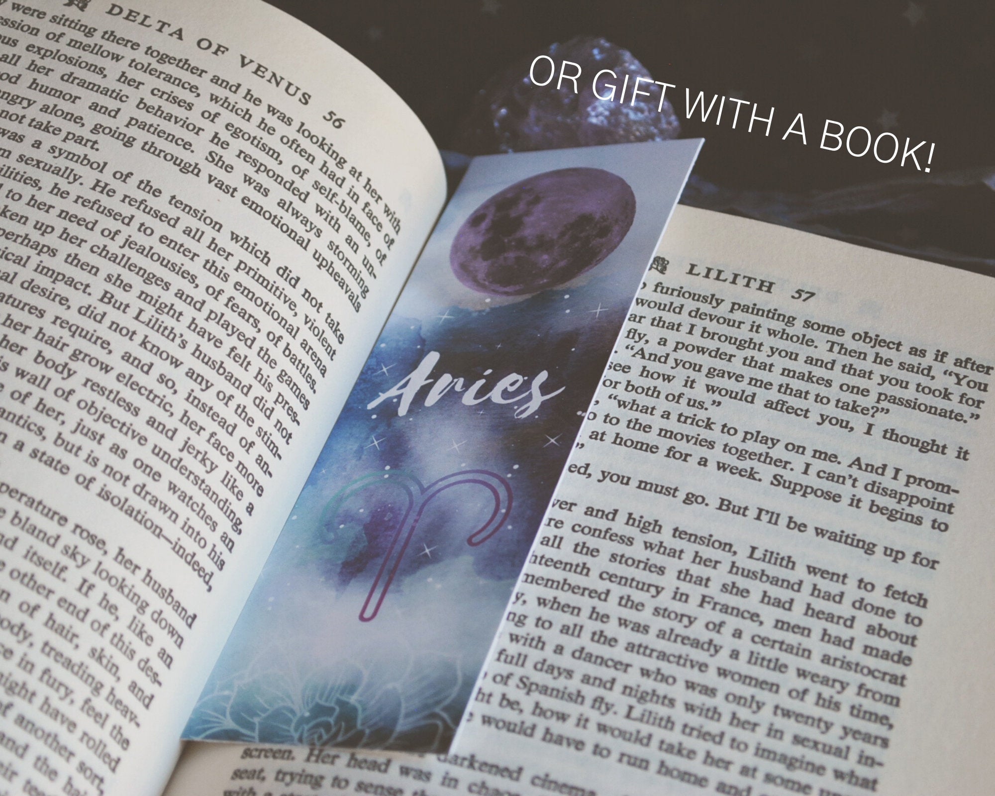 Printable Aries Zodiac Bookmarks – Word Witchery Designs