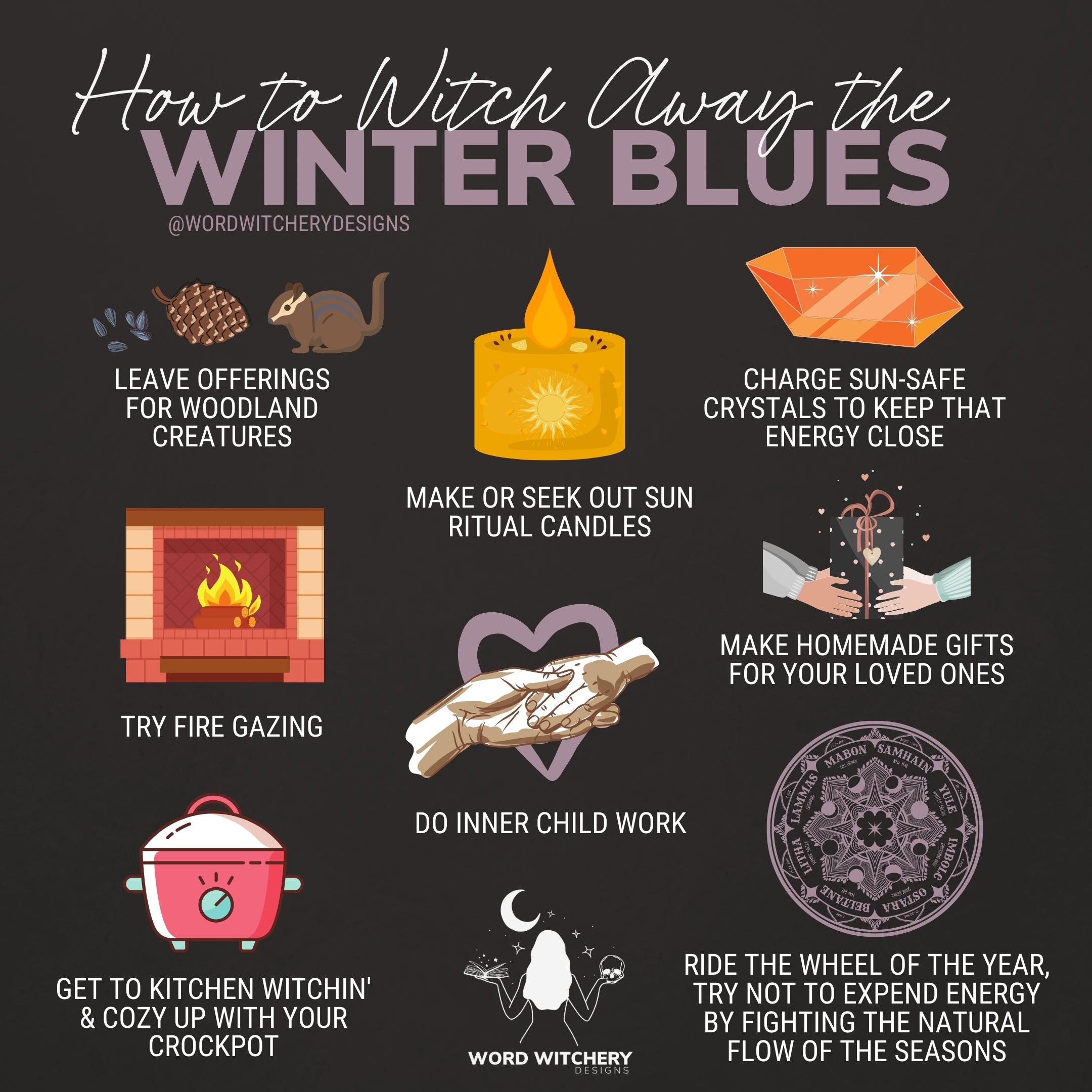 How To Witch Away the Winter Blues – Word Witchery Designs